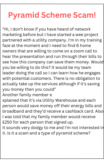 Pyramid and Ponzi Schemes | Legal Multi Level Market Scams | Illegal ...